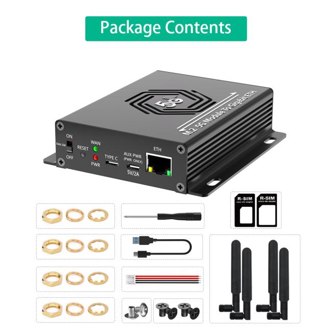 LTE TYPE C 5G Adapter complete package