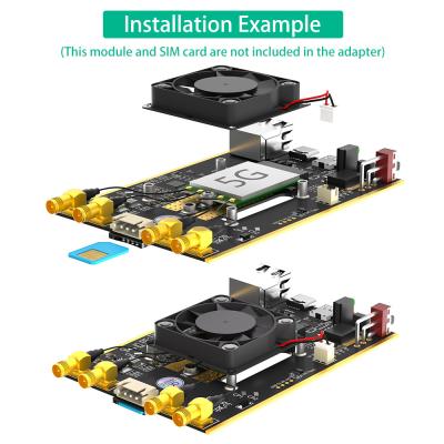 China LTE TYPE C 5G Adapter Pci Usb 3.0 Card Antenna Wireless Card Riser Converter for sale