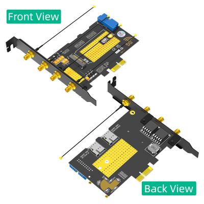 China M.2 B key USB3.0 & PCIe dual bus interface 5G WWAN card Adapter Used for fast network connection for sale