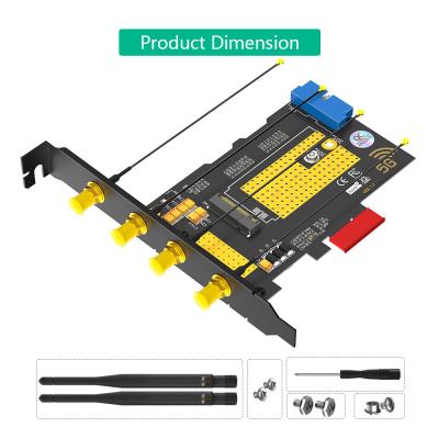 China M.2 B key USB3.0 & PCIe dual bus interface 5G WWAN card Adapter Used for fast network connection for sale