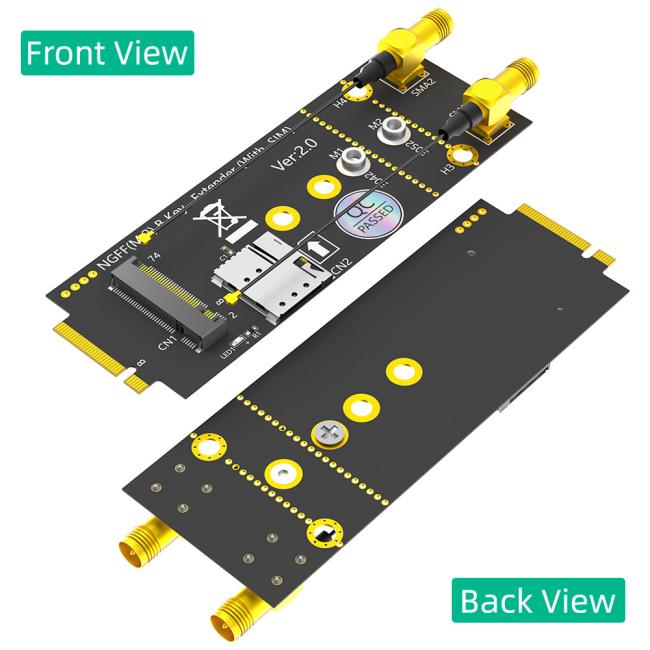 PCI E Bus SSD 5G Adapter side view