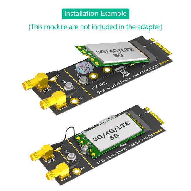 PCI E Bus SSD 5G Adapter detailed view