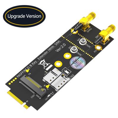 China PCI E Bus SSD 5G Adapter M 2 Ngff Ssd Adapter IP54 For Two Antennas for sale