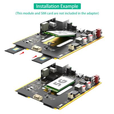 China 3042 3052 5G Adapter RJ45 Port M 2 Ngff To Usb 3.0 With POE Module for sale