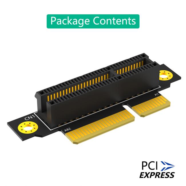 Reverse 90 Degree PCI-E Adapter packaging