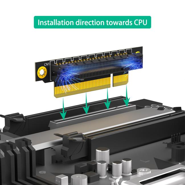 PCI-E 8X Adapter - Gold Finger Close-up