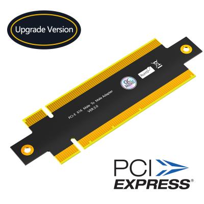 China Black Data Transfer PCI E Riser Card  OEM Riser Card Pci Express 16X Male To X16 Male Adapter for sale
