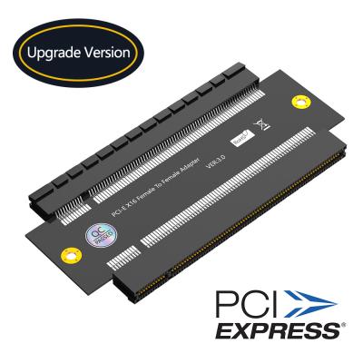 China Connect Extender PCI Express 3.0 16X Female To X16 Female Extension Connector Card for sale