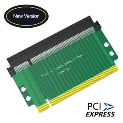 China 180 Degree PCI E Riser Card High Speed  4.0 16x Riser Card PCI Express for sale