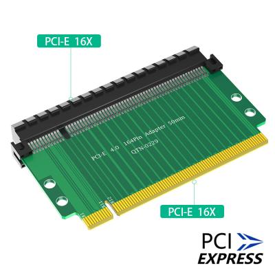 China 180 Degree PCI E Riser Card High Speed  4.0 16x Riser Card PCI Express for sale
