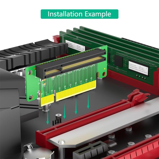 PCI-E 8X Riser Card in server application