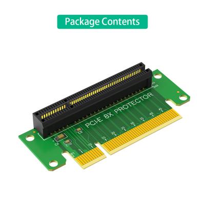 China 74 X 20mm Elevated Riser Card PCI Express 8X  Computer Server PCIe Socket for sale