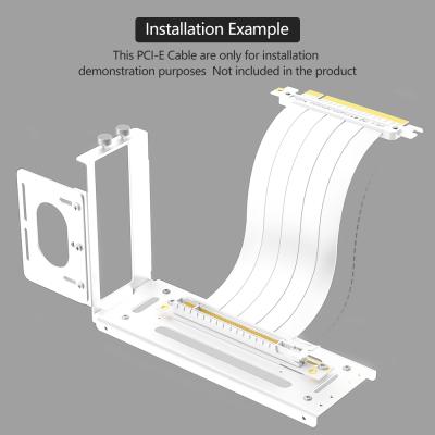 China 2 Slots  PCI E Riser Card Vertical GPU Mount Bracket With EGPU Dock for sale