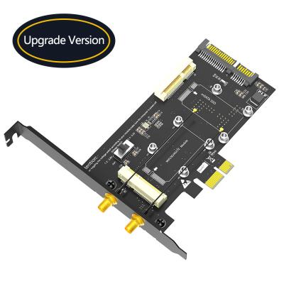 China Mini PCIE WiFi Adapter  1x Msata Pcie Card SATA3 4G LTE Msata Wifi Card for sale
