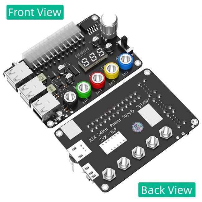 ATX Power Supply Breakout Board side view