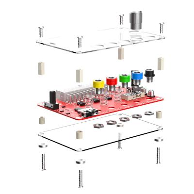 China ATX Power Supply Breakout Board and Acrylic Case Kit with ADJ Adjustable Voltage Knob for sale