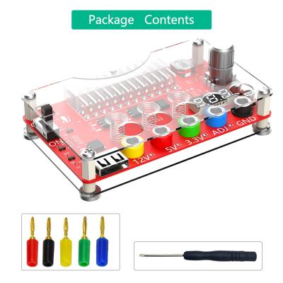 China ATX Power Supply Breakout Board and Acrylic Case Kit with ADJ Adjustable Voltage Knob for sale