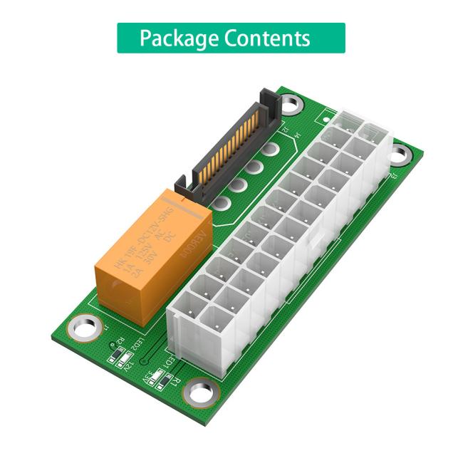 Dual PSU Adapter with measurement scale for size reference