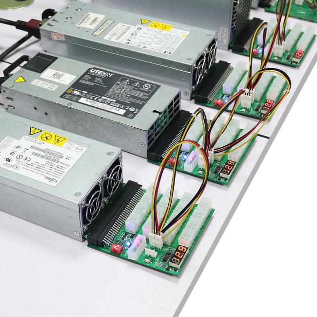 Breakout board in operation