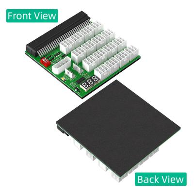 China ATX 16x 6Pin 12V Power Supply Breakout Board With Synchronization And Remote Management 16 * 12V PCI-E 6Pin Connector for sale