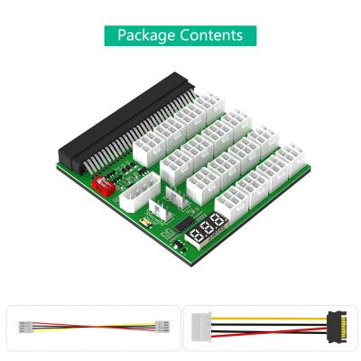 China ATX 16x 6Pin 12V Power Supply Breakout Board With Synchronization And Remote Management 16 * 12V PCI-E 6Pin Connector for sale