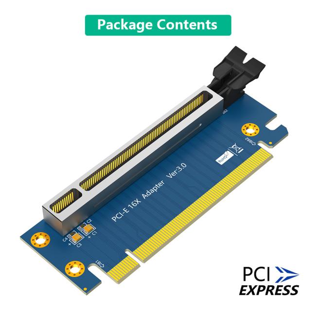 PCI-E 16x Riser Card angled view