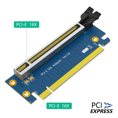 China Pci-E 16x Riser Card PCI Express 3.0 16X Extension Cable 90 Degree High Speed Riser Card for sale