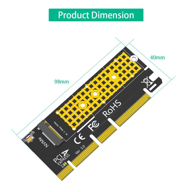 M2 PCIe Adapter installation diagram