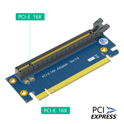 China 3.0 16x  PCI E Adapter 90 Degree dustproof High Speed Riser Card For 2U server for sale