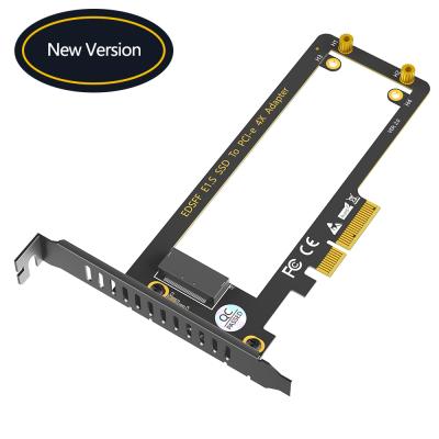 China 4X 4.0 PCI E Adapter Carrier Adapter NVMe Ruler 1U GEN-Z EDSFF 9.5mm 15mm 25mm for sale