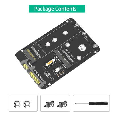 China M.2 NGFF Key B & MSATA SSD To SATA3 Adapter Wireless Card for sale