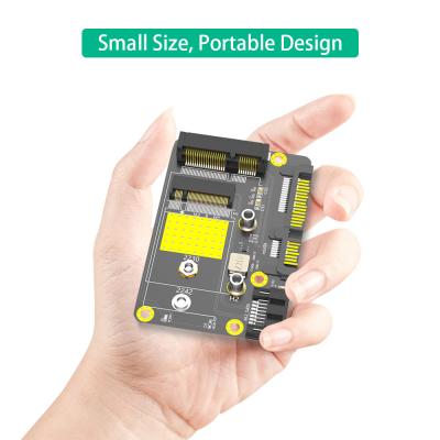 China SATA 3.0 22PIN to NGFF M.2 B-Key MSATA Slot Converter Adapter Card For 2230 2242 Sata-Bus & MSATA SSD for sale