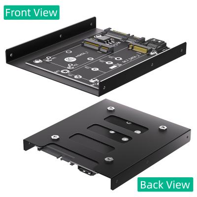 China Convenient SATA 3.0 to M.2 NGFF mSATA SSD Adapter Card with 3.5" Hard Disk Bracket for sale