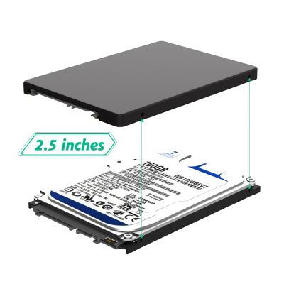 China 2 In 1 Combine M.2 NGFF Key B & MSATA SSD To 2.5 SATA3 Adapter With Plastic Enclosure for sale
