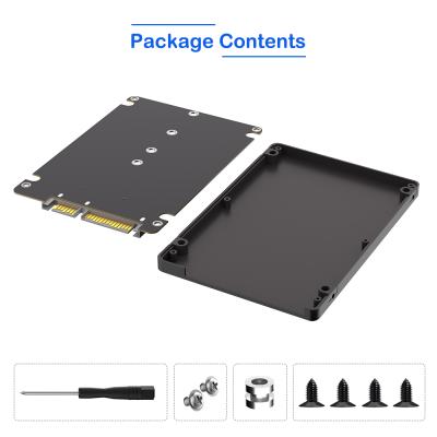 China M.2 Key B to 2.5 SATA Enclosure Adapter for NGFF SSDs for sale