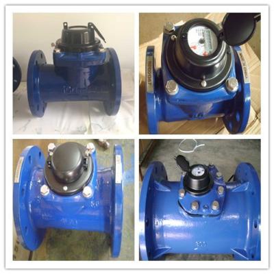 China Detachable Woltman Digital Flow Meter Water , 150mm Water Meter For Irrigation Iron Body for sale