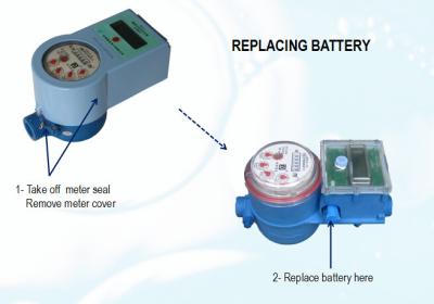 China Smart IC Card Digital Prepaid Water Meter with Software for Household for sale