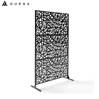 China Powder Coated Laser Cut Custom Decorative Garden Room Partition Divider Metal Material Privacy Screen for sale