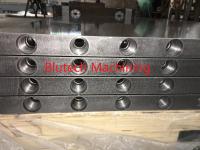 China Screw Plug System Hot Press Platen 1300x3000x40mm CNC Machined Steel Plate for sale