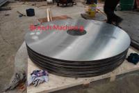 China Custom Fabricated Solid Drilled Hot Press Platen for Tire Curing Press 60x3 inch ST52 for sale