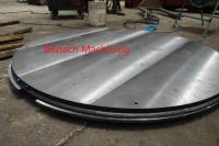 China Custom Fabricated Solid Drilled Hot Press Platen for Tire Curing Press 60x3 inch ST52 for sale