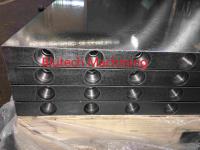 China Custom Steel Electric Heated Platen 1100x2500x40mm for Hydraulic Hot Press Laminated Panel for sale