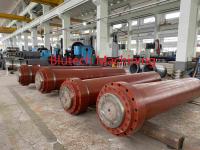 China Custom Chrome Plating Single Action Cylinder 32 Mpa for Hydraulic Elastoforming Press for sale