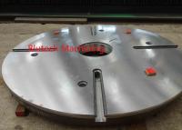 China Custom Fabricated Solid Drilled Hot Press Platen for Tire Curing Press 60x3 inch ST52 for sale