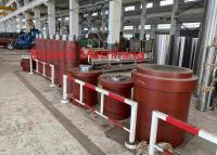 China Custom Made Single Acting Hydraulic Cylinder 32 Mpa For Compression Molding Press 1500mm for sale