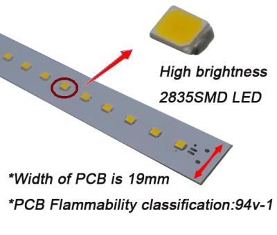China SMD 2835 2ft T8 LED Tube 10 Watt Warm White UL , Shop Lighting 3000K CCT for sale