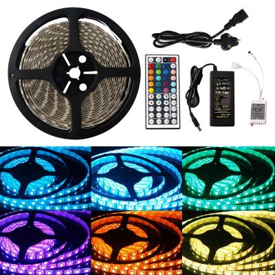 China 12 Volt Color Changing SMD 5050 Led Strip Light Kits 60leds / M for sale