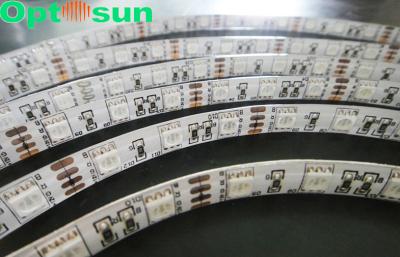 China Flexible RGBW SMD 5050 LED Strip Light 14.4W / IP65 Waterproof Led Strips with DC12V for sale