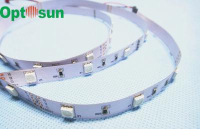 China Commercial 30leds Flexible RGBW SMD 5050 LED Strip Light / Ad Signs Single Color Led Strip Light for sale