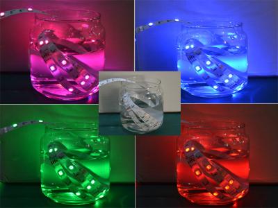 China Tech Nano Coating SMD 5050 LED Strip Light RGB Color Changing IP68 Waterproof for sale